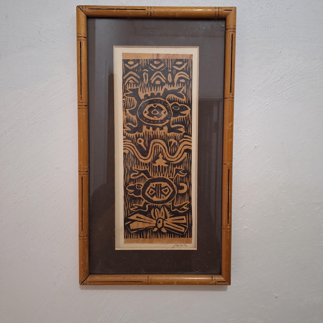 JACOB HELLER Signed Antique Cubism Original Signed 1 OAK - Etsy