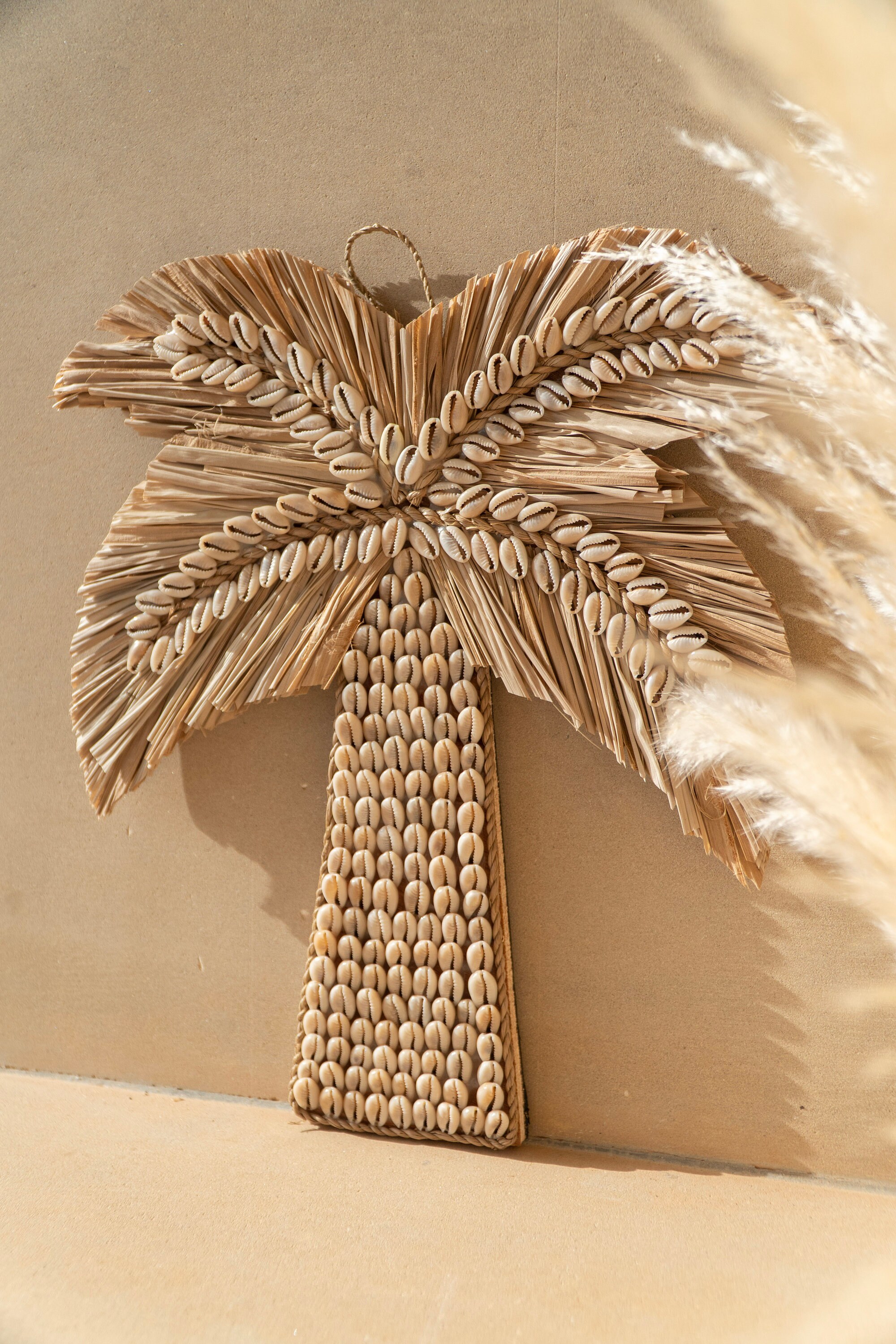 Raffia and Shells Palm Tree - Etsy