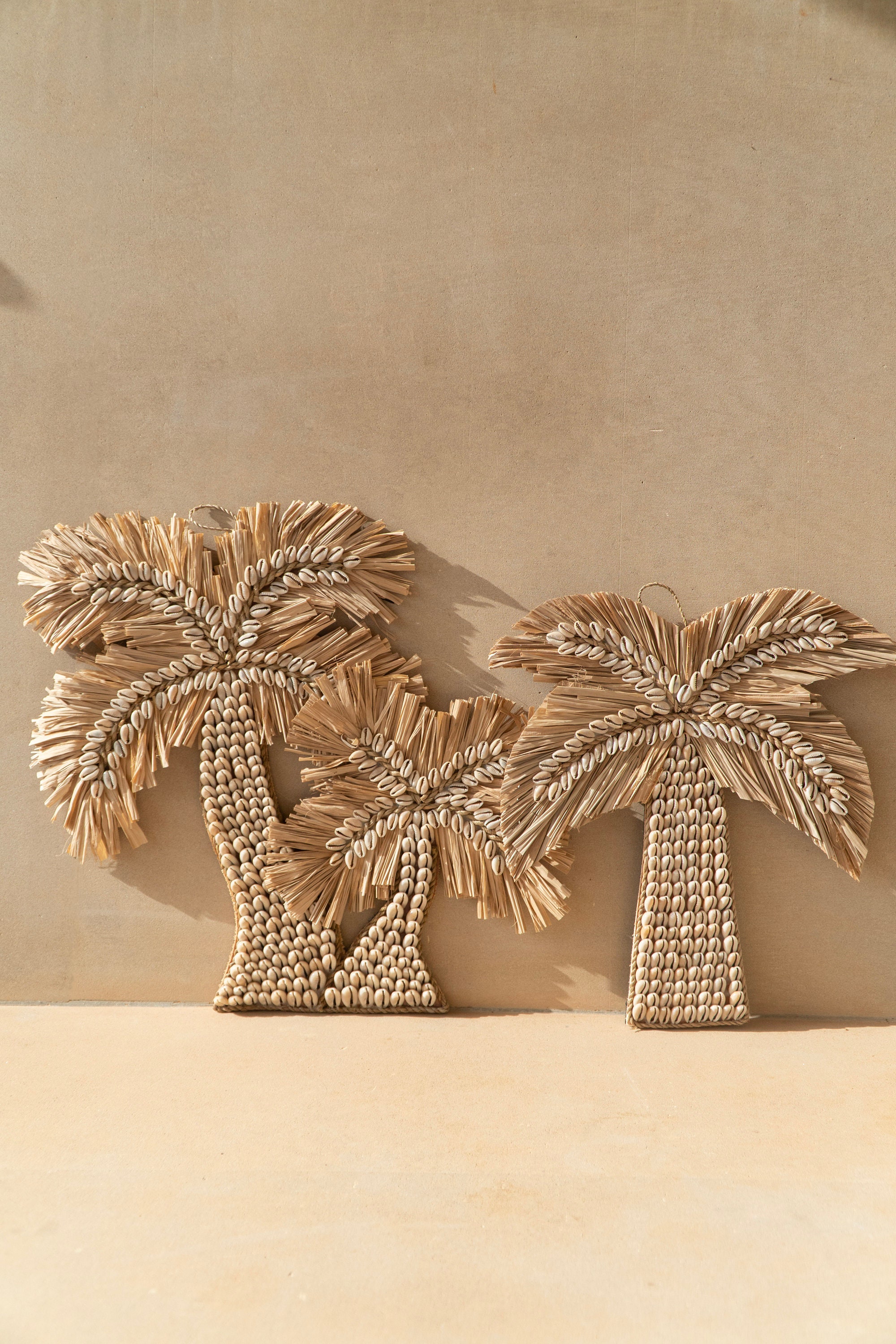 Raffia and Shells Palm Tree - Etsy