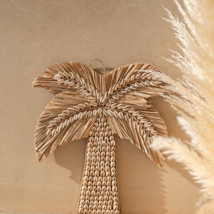 Raffia and Shells Palm Tree - Etsy