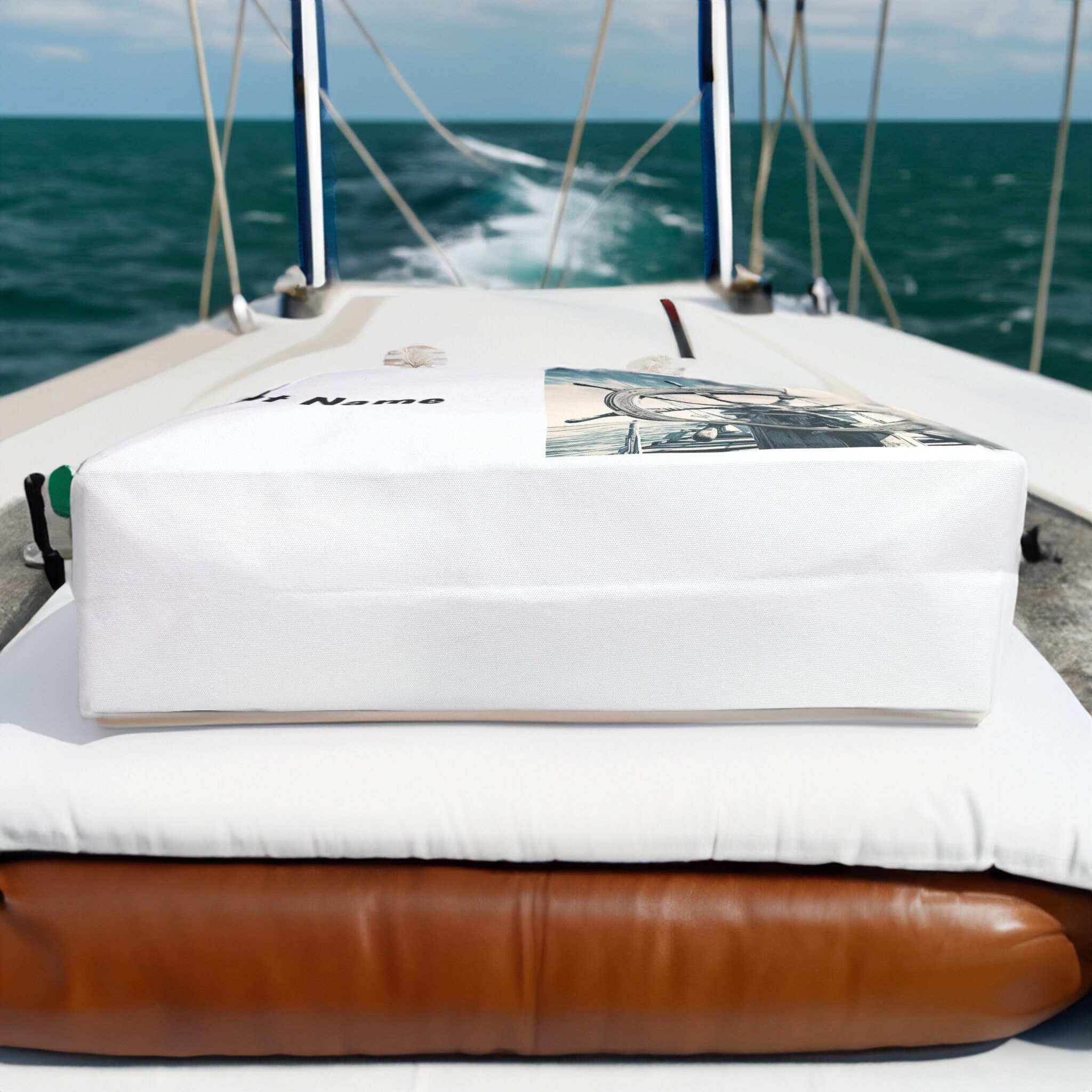 Boating Weekender Bag Nautical Personalized Boat Helm Graphic - Etsy