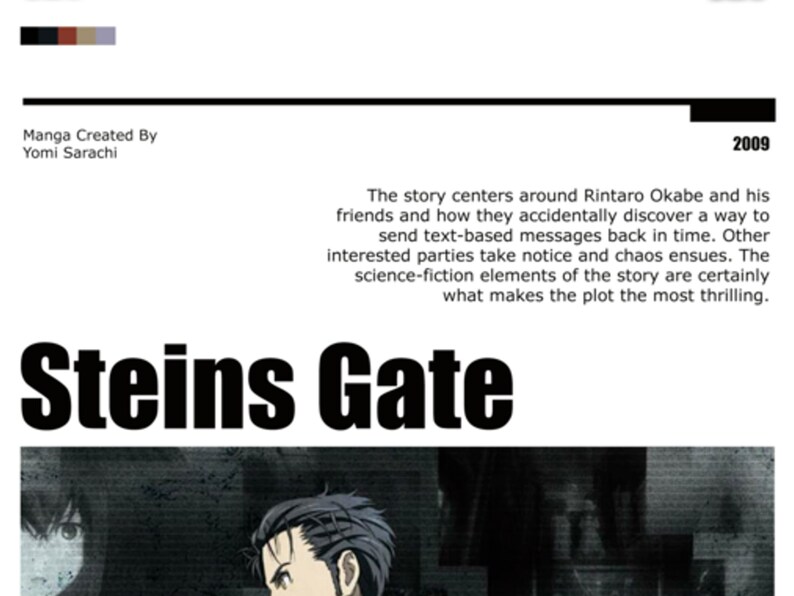 Steins Gate Poster, Kurisu Makise, Anime & Manga Wall Art, Wall Decor ...