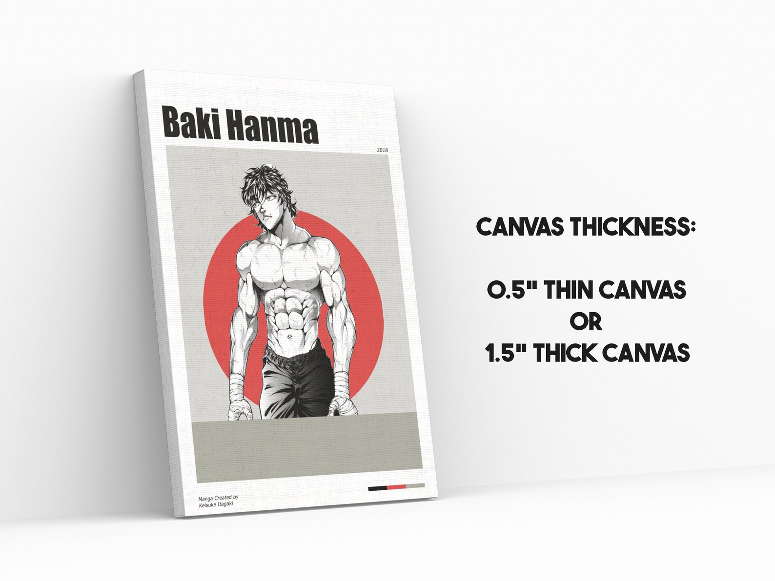 Baki Hanma Poster Print Wall Art, Anime & Manga Printable Wall Art ...