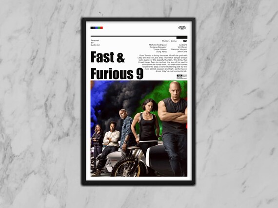 Fast Five Poster Paul Walker