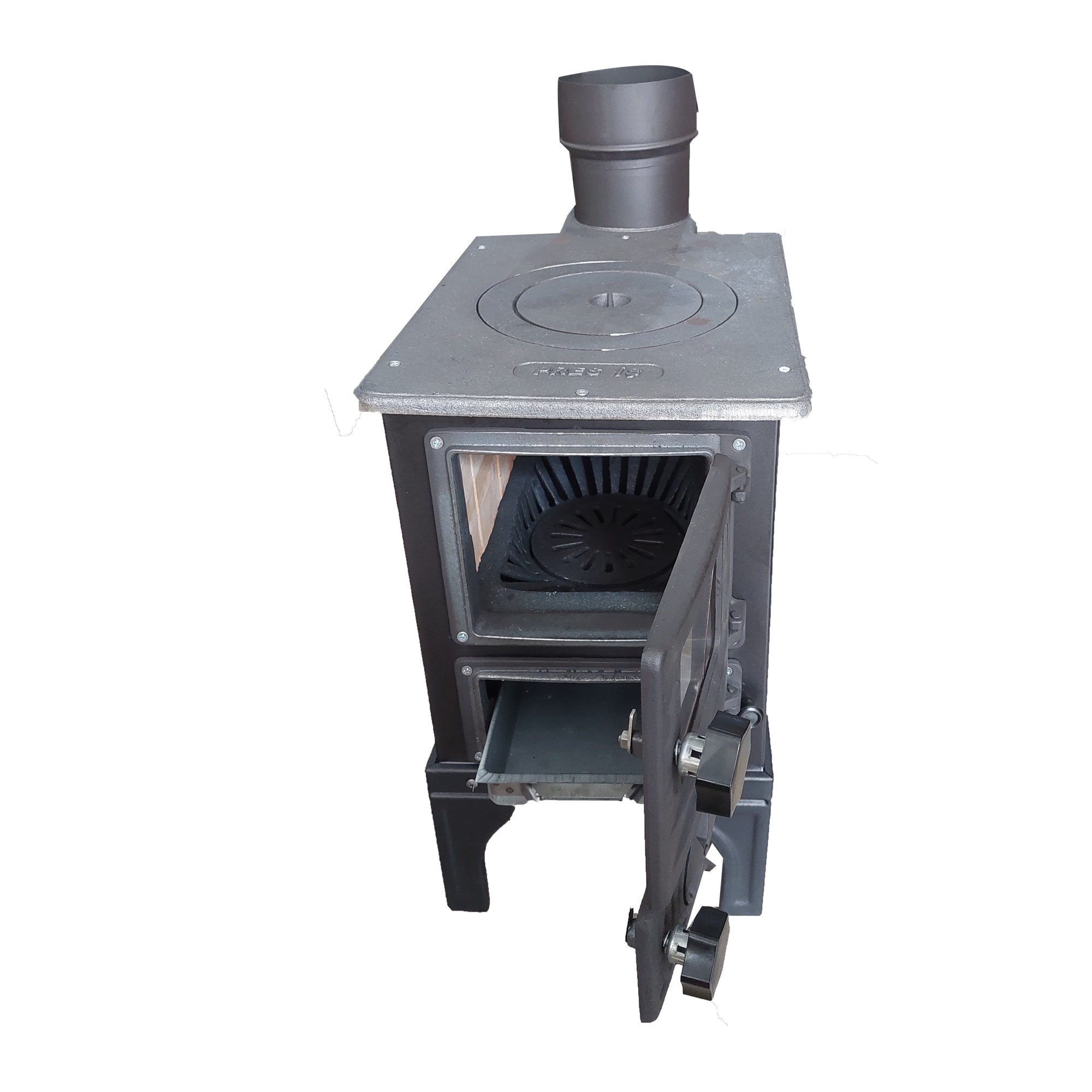 Cast Iron Camping Stove Iron Cast Long Laser Cut Wood Stove Aesthetic ...