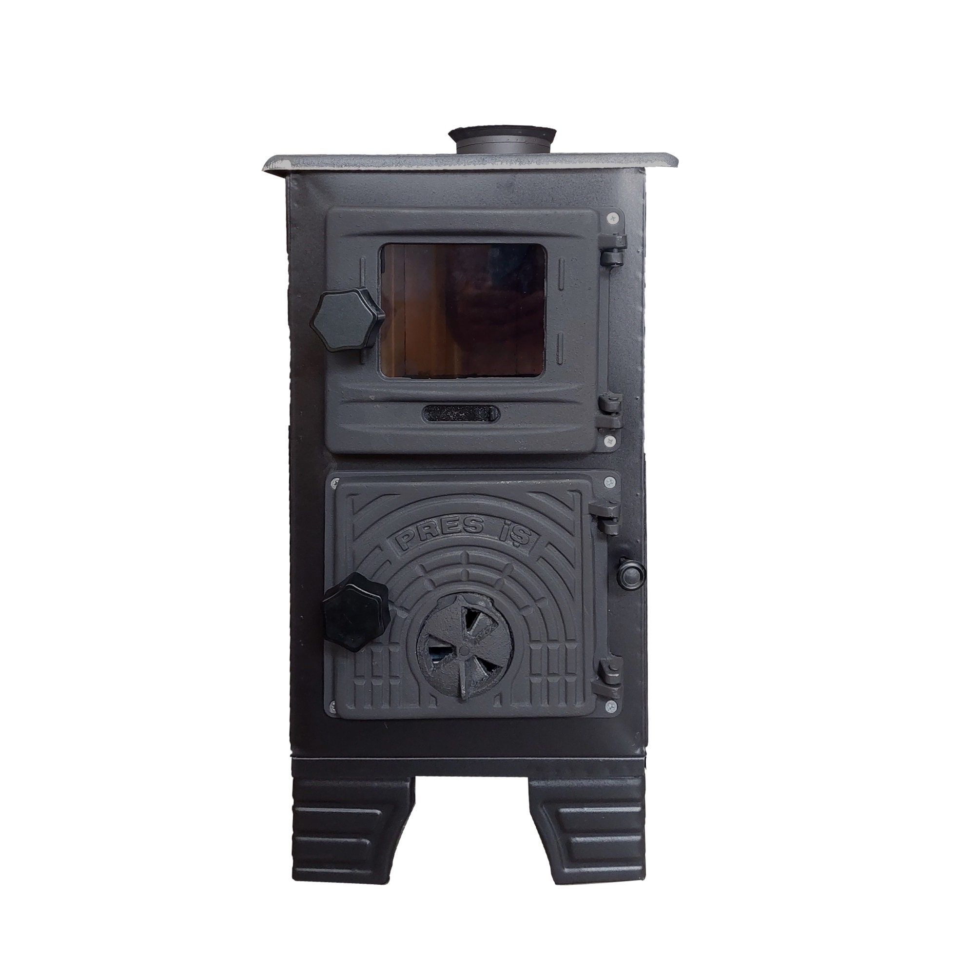 Cast Iron Camping Stove Iron Cast Long Laser Cut Wood Stove Aesthetic ...