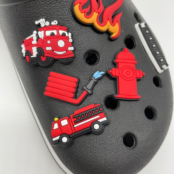 Firefighter Croc Jibbitz - Etsy