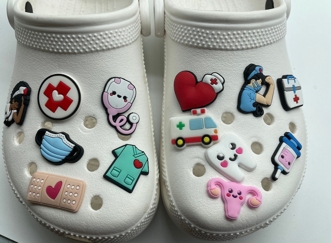 Nurse Shoe Charms -ER Charm-emergency Responder Shoe Charms, Medical ...