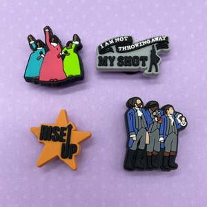 Hamilton Shoe Charm -broadway Inspired Shoe Pin Charms -theme Theatre ...