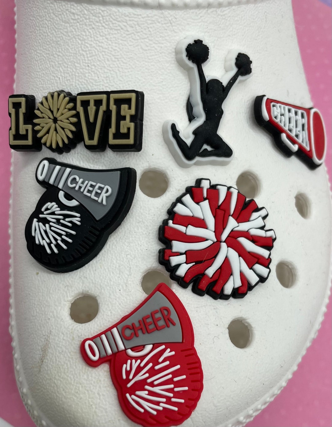 Cheerleading Shoe Charm - Cheer Shoe Choc Charms - Dancer Shoe Charm ...