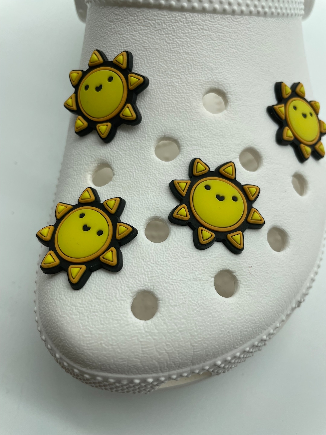 Cute Sun Shoe Charm Sun Croc Charms Shoe Charm Happy Sun Shoe Charm ...