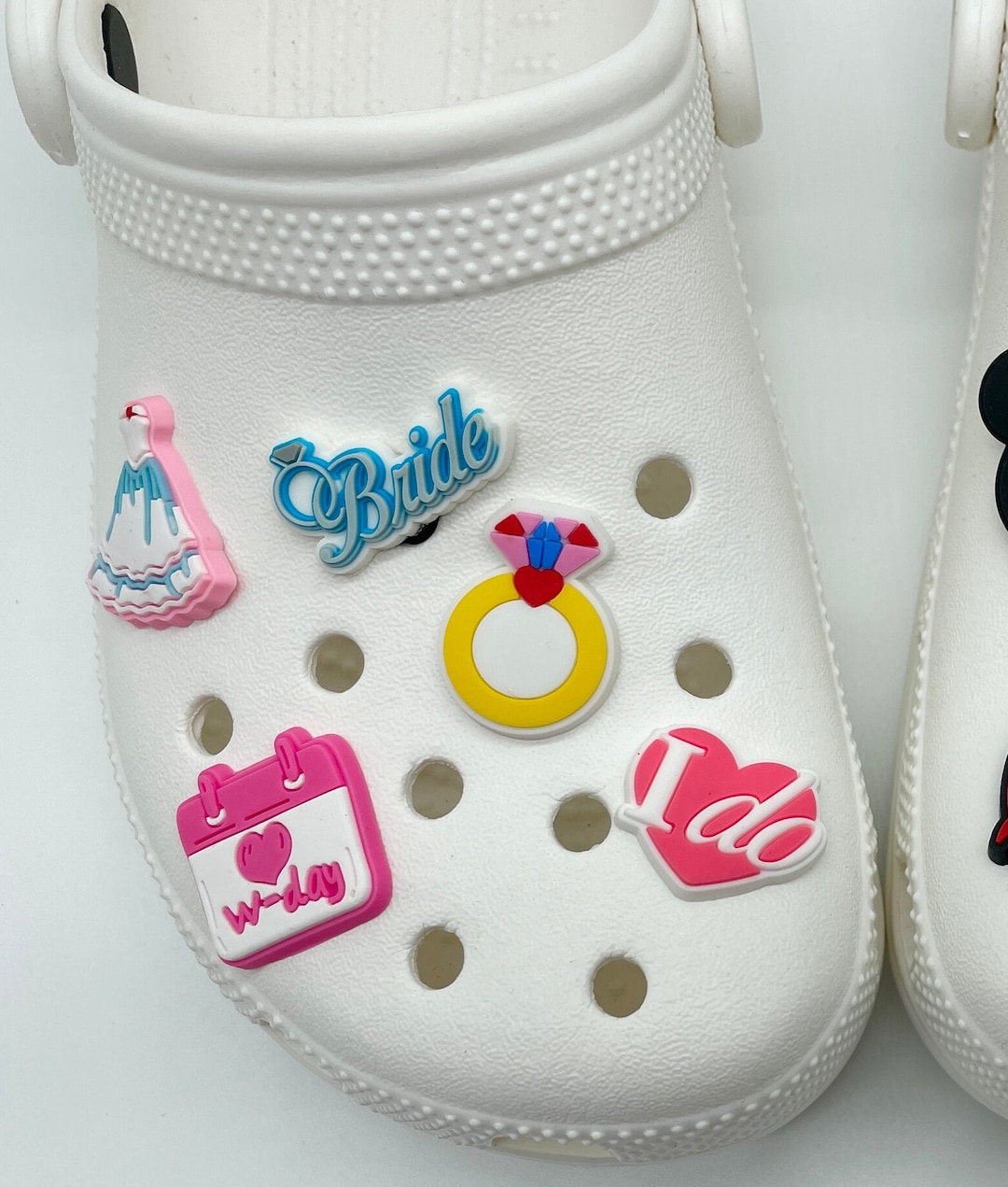 Bridal Shoe Charm bride Croc Charms bridesmaid Shoe Charm Bride and ...