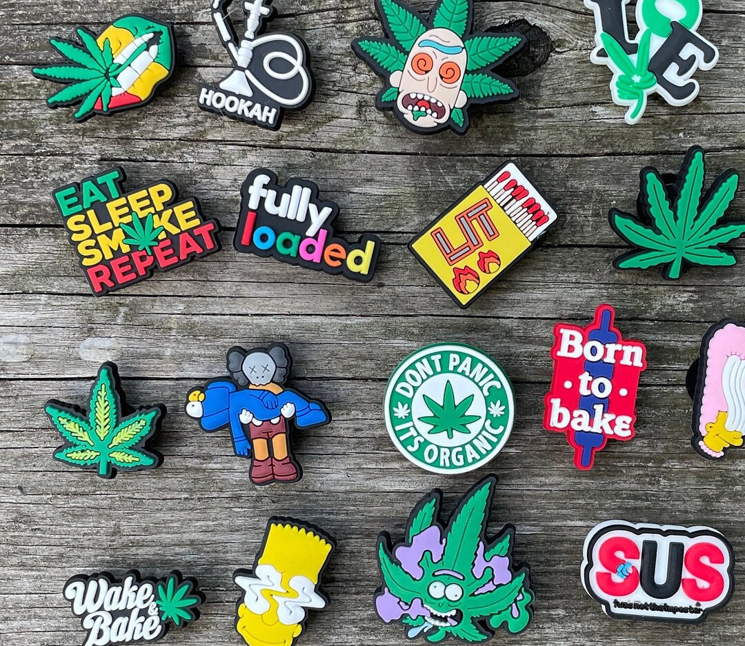 Weed Charms, 420 Charms, Lit Shoe Charms, Thug Game Shoe Pin Charms ...