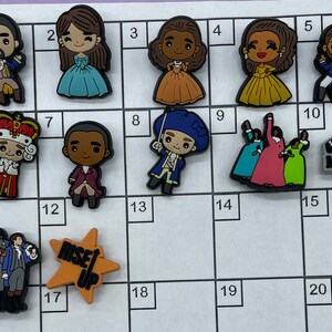 Hamilton Shoe Charm -broadway Inspired Shoe Pin Charms -theme Theatre ...