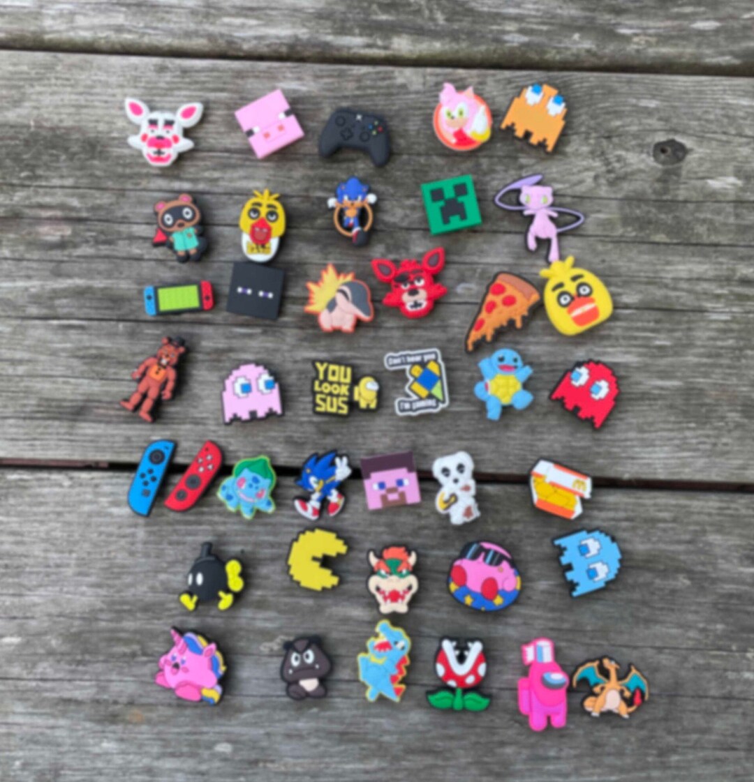 Gamer Shoe Charms, Video Game Shoe Charms, Controller Charm, Joy Stick ...