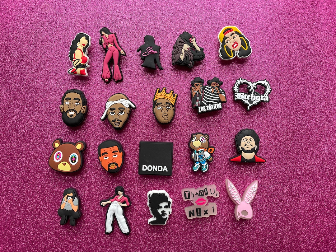 Popular Singer Shoe Charm - Rapper Shoe Charm, Shoe Charm -iconic ...