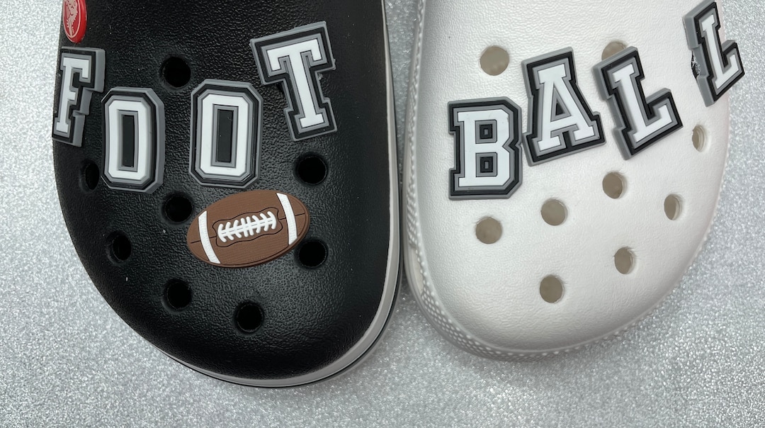 Football Shoe Charms - Football Croc Charm - Football - Team Sports ...