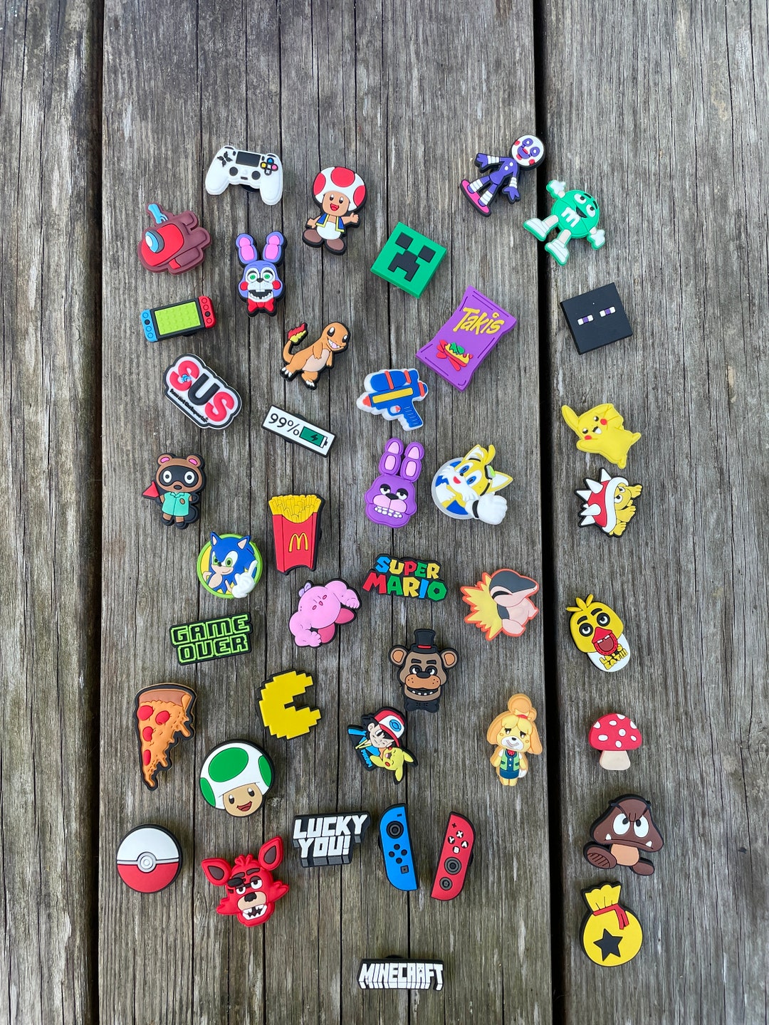 Gamer Shoe Charms, Video Game Shoe Charms, Controller Charm, Joy Stick ...