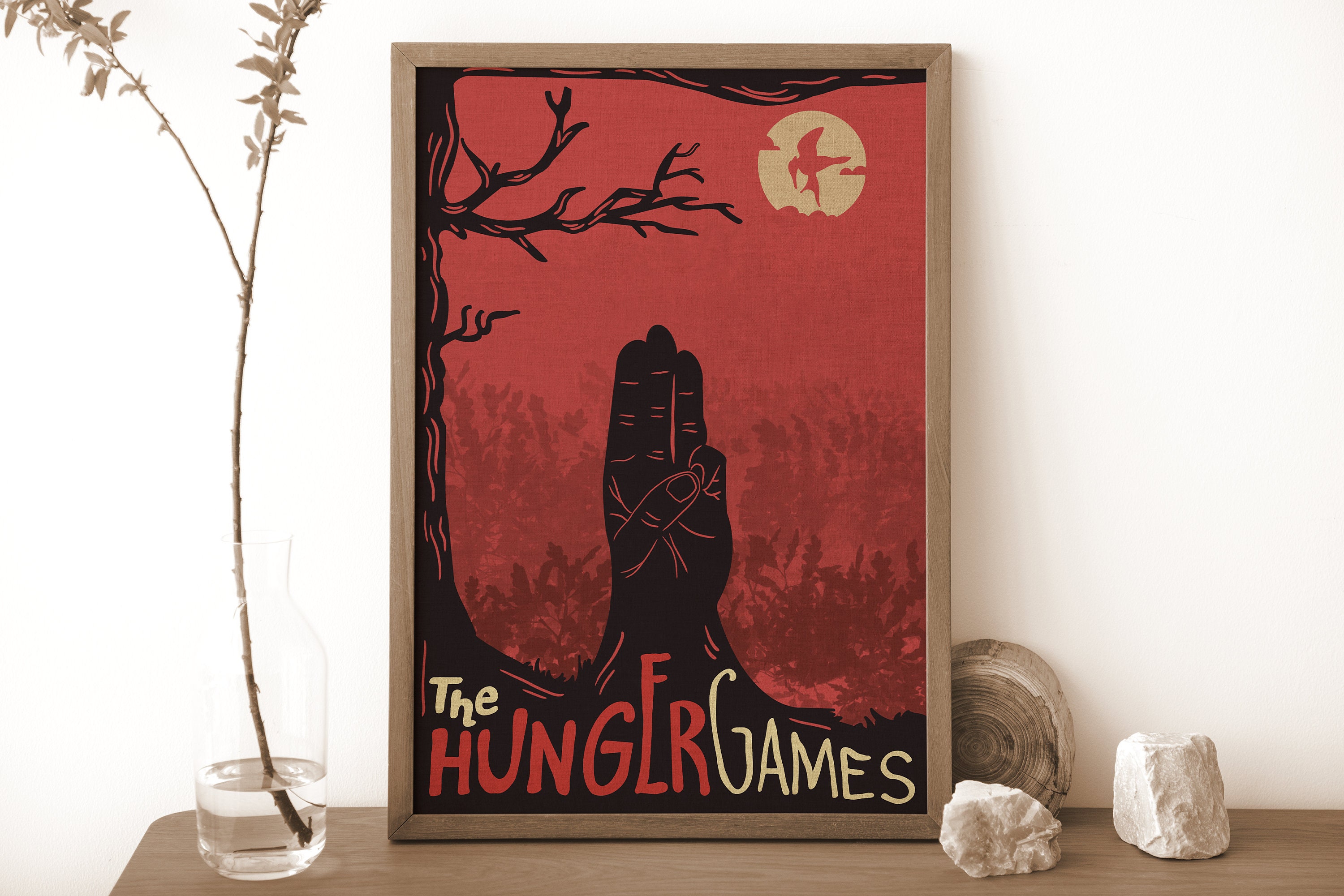 The Hunger Games Minimal Poster | Watercolor | Digital - Etsy