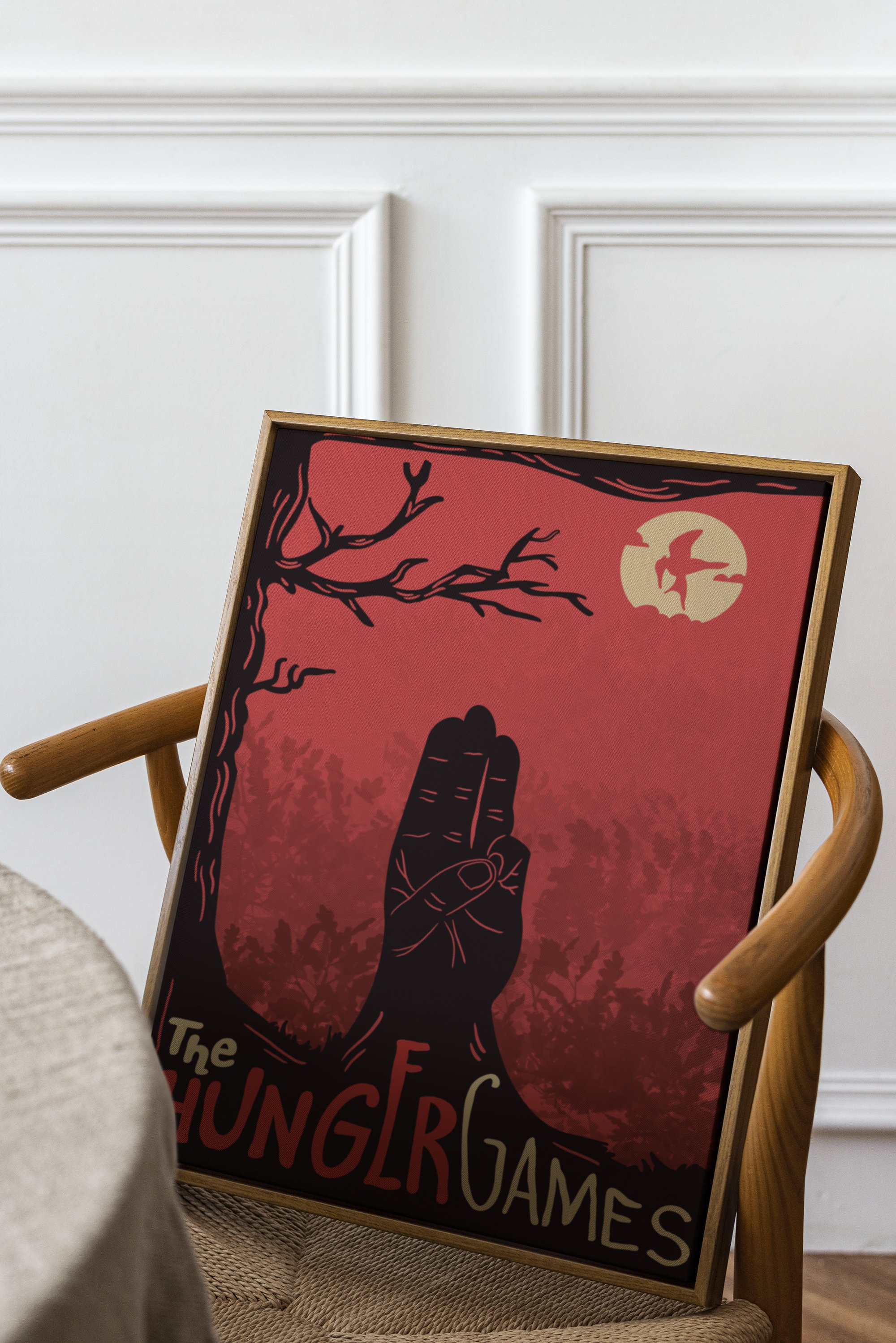 The Hunger Games Minimal Poster Watercolor Digital - Etsy