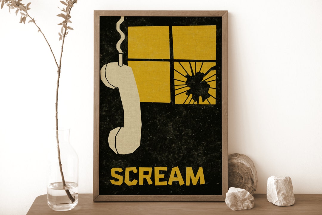 Scream Poster | Watercolor | Digital - Etsy