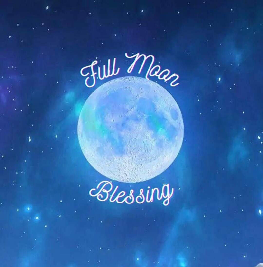 October Full Moon Blessing Full Moon Ritual - Etsy UK