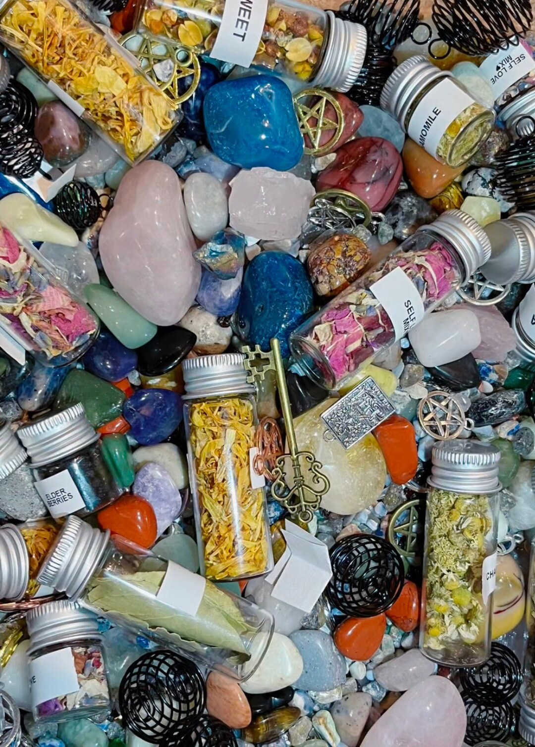Witchy Scoop Crystal Confetti Mystery Witchcraft Supplies Altar Decor ...