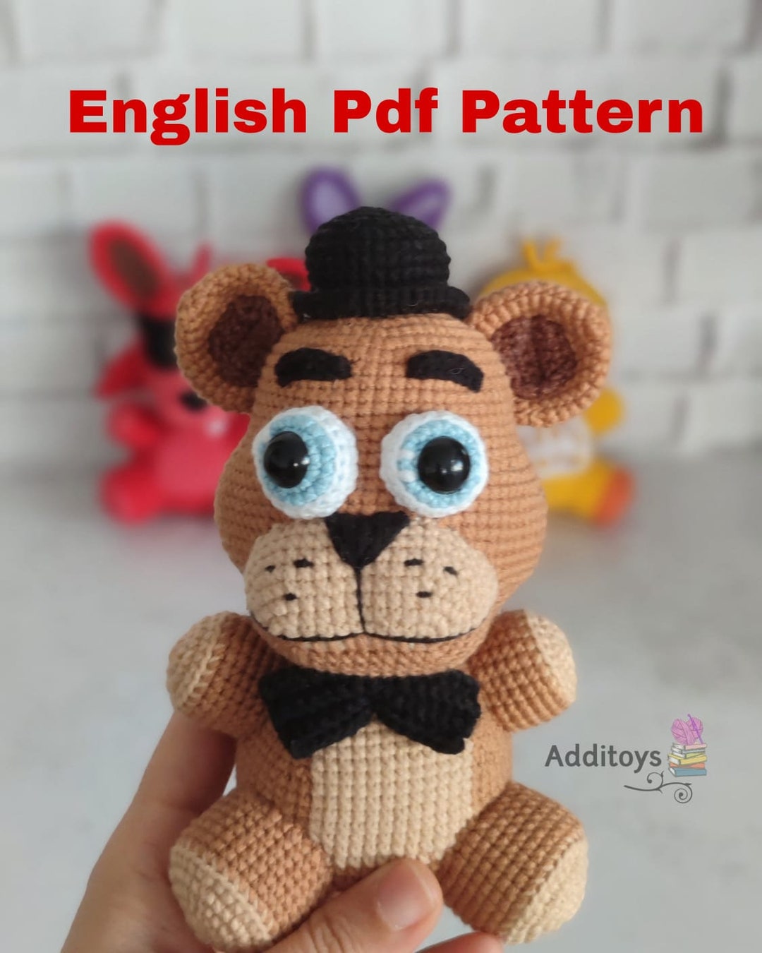 Crochet Freddy Pattern - Etsy