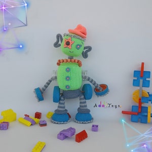 Roboter Neontek Pdf Pattern - Etsy