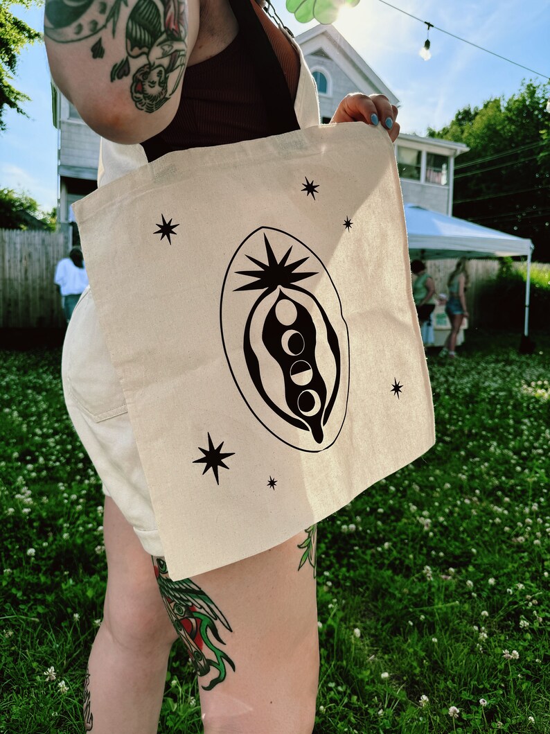Yoni Tote Bag Cute Tote Bag Moon Phase Woman Anatomy Bag Tote Aesthetic ...