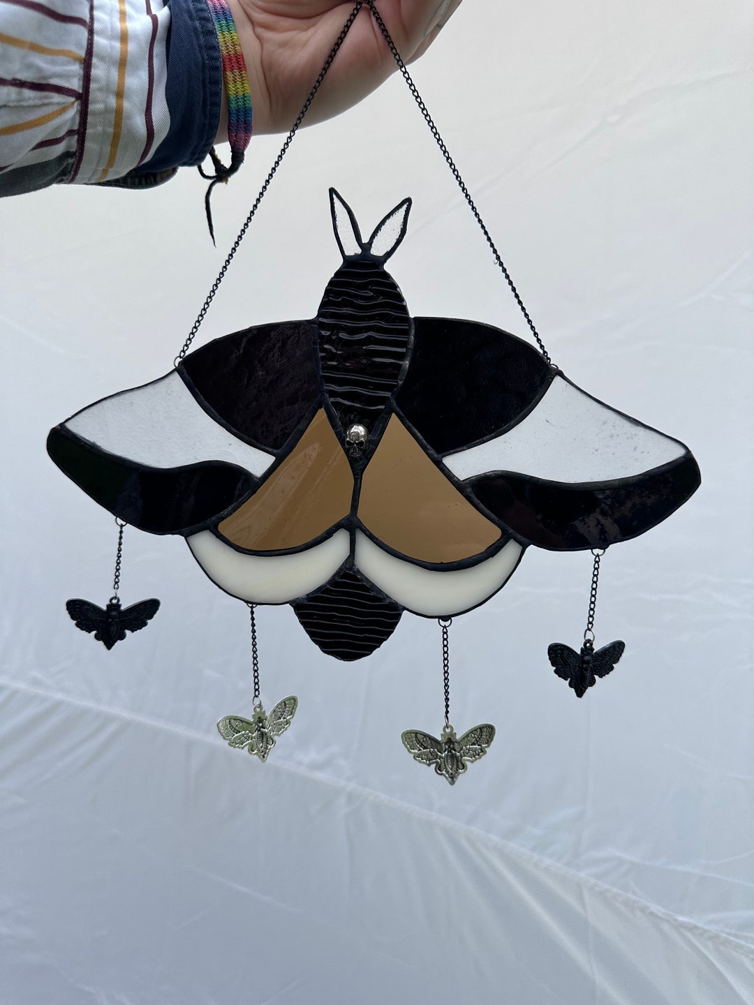 Gothic Moth Stained Glass - Etsy
