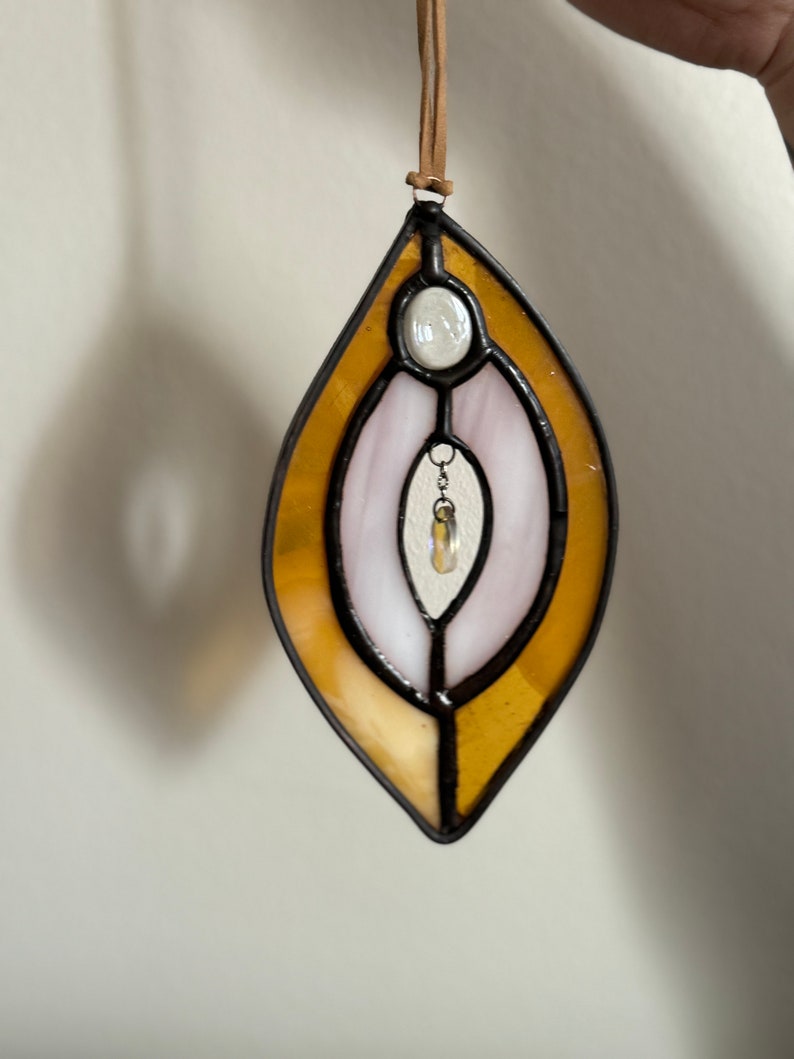Vagina Yoni Vulva Suncatcher Stained Glass Vagina Human Uterus Anatomy Art Anatomical T