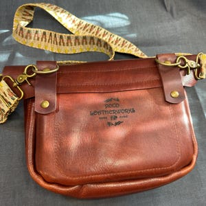 Possibles Flintlock Foraging Leather Crossbody Sling Bag Gardening Tote ...