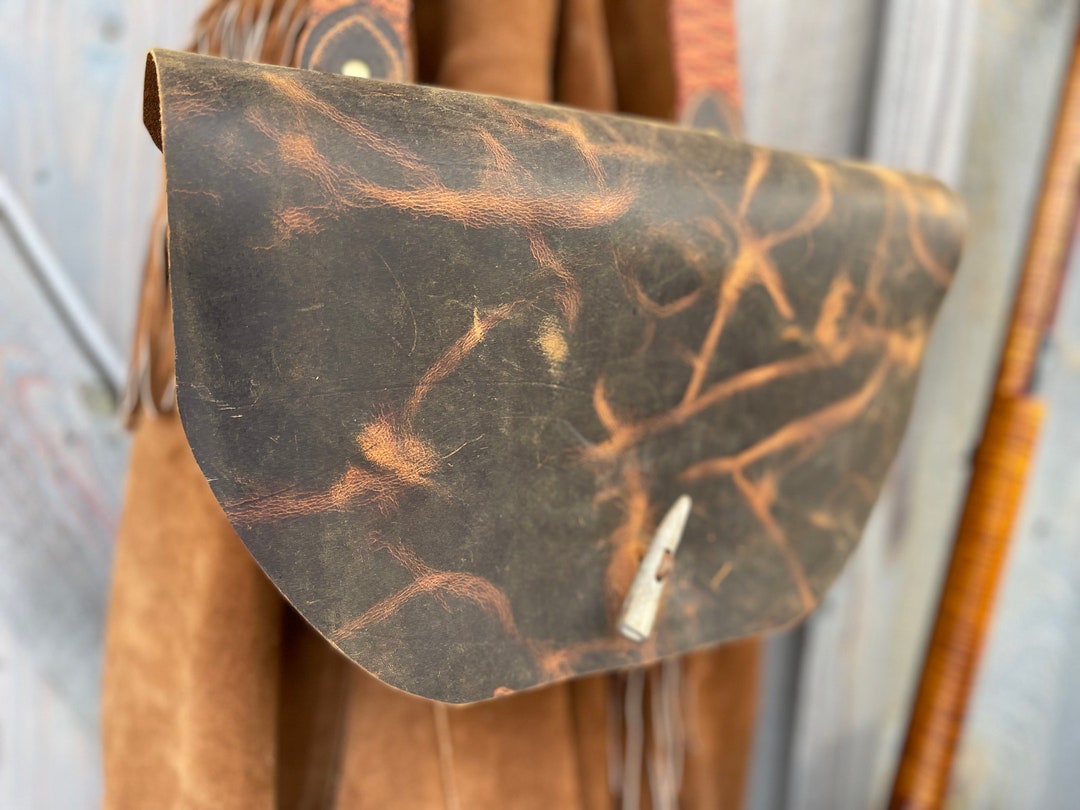 Medium Possibles Flintlock Foraging Leather Crossbody Sling Bag - Etsy