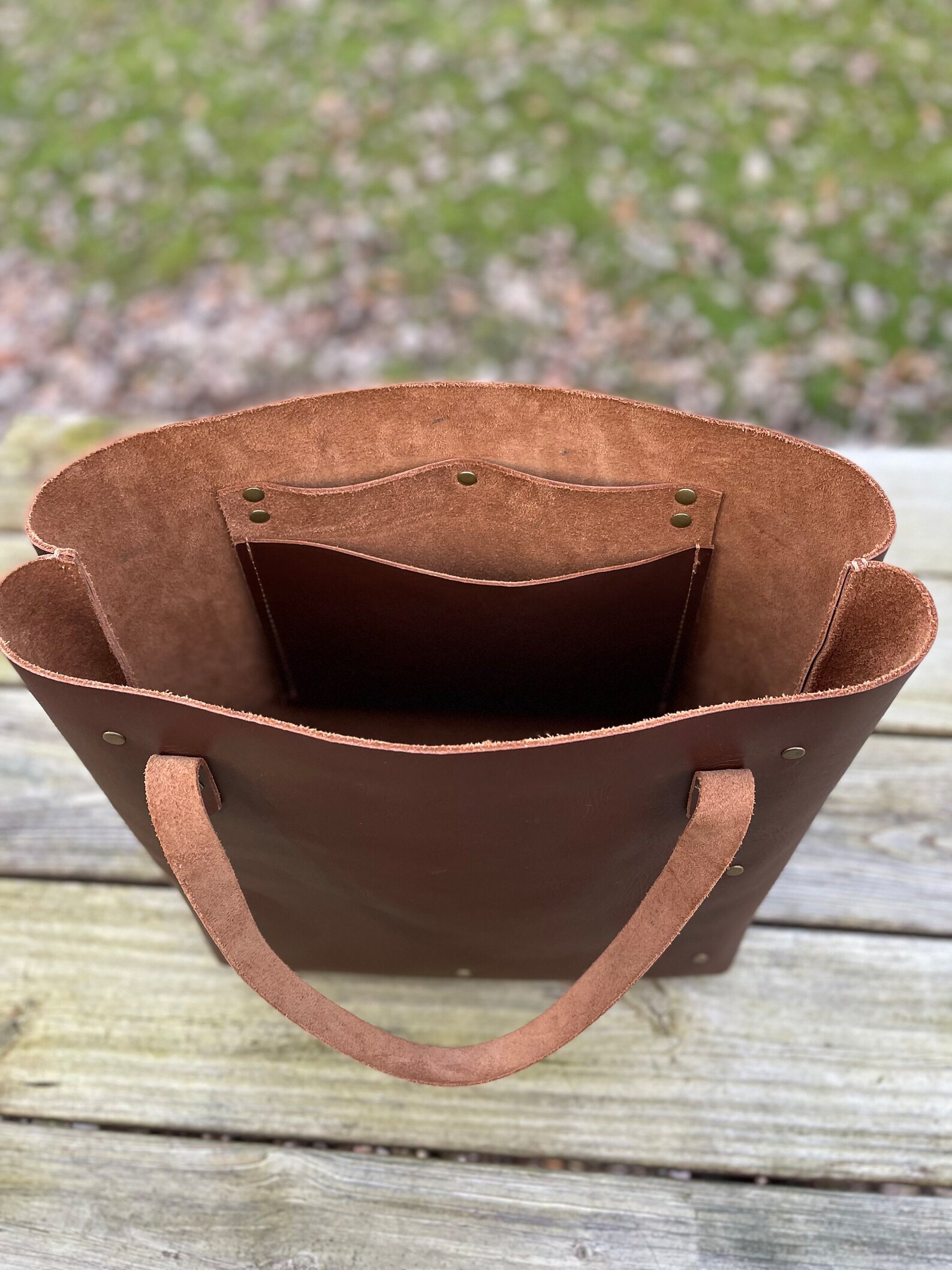 Large Leather Tote Shoulder Strap - Standard and DELUXE Options ...