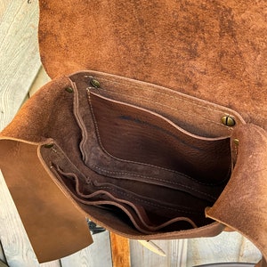 Possibles Flintlock Foraging Leather Crossbody Sling Bag Gardening Tote ...