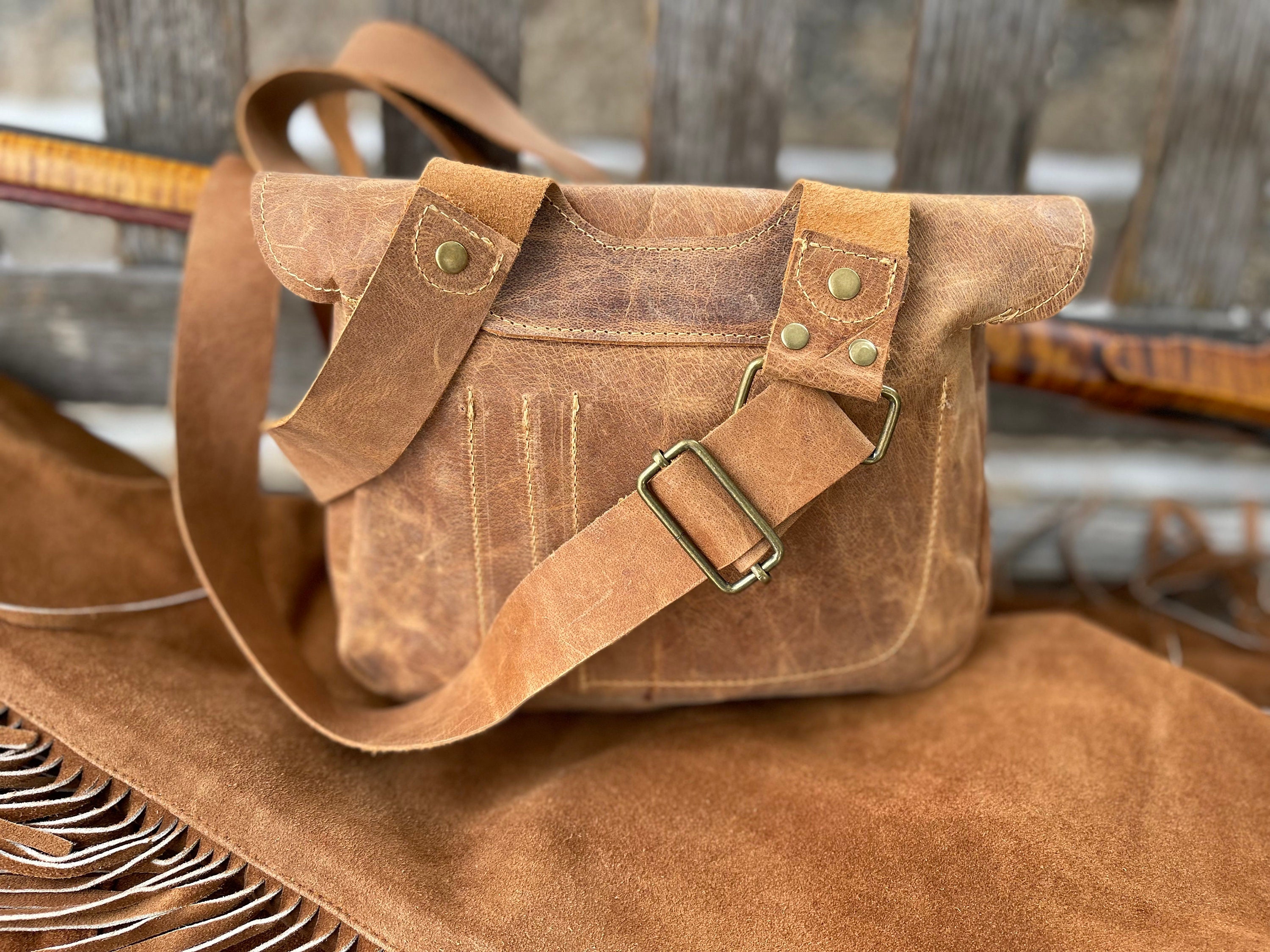 Small Possibles Flintlock Foraging Leather Crossbody Sling Bag - Etsy