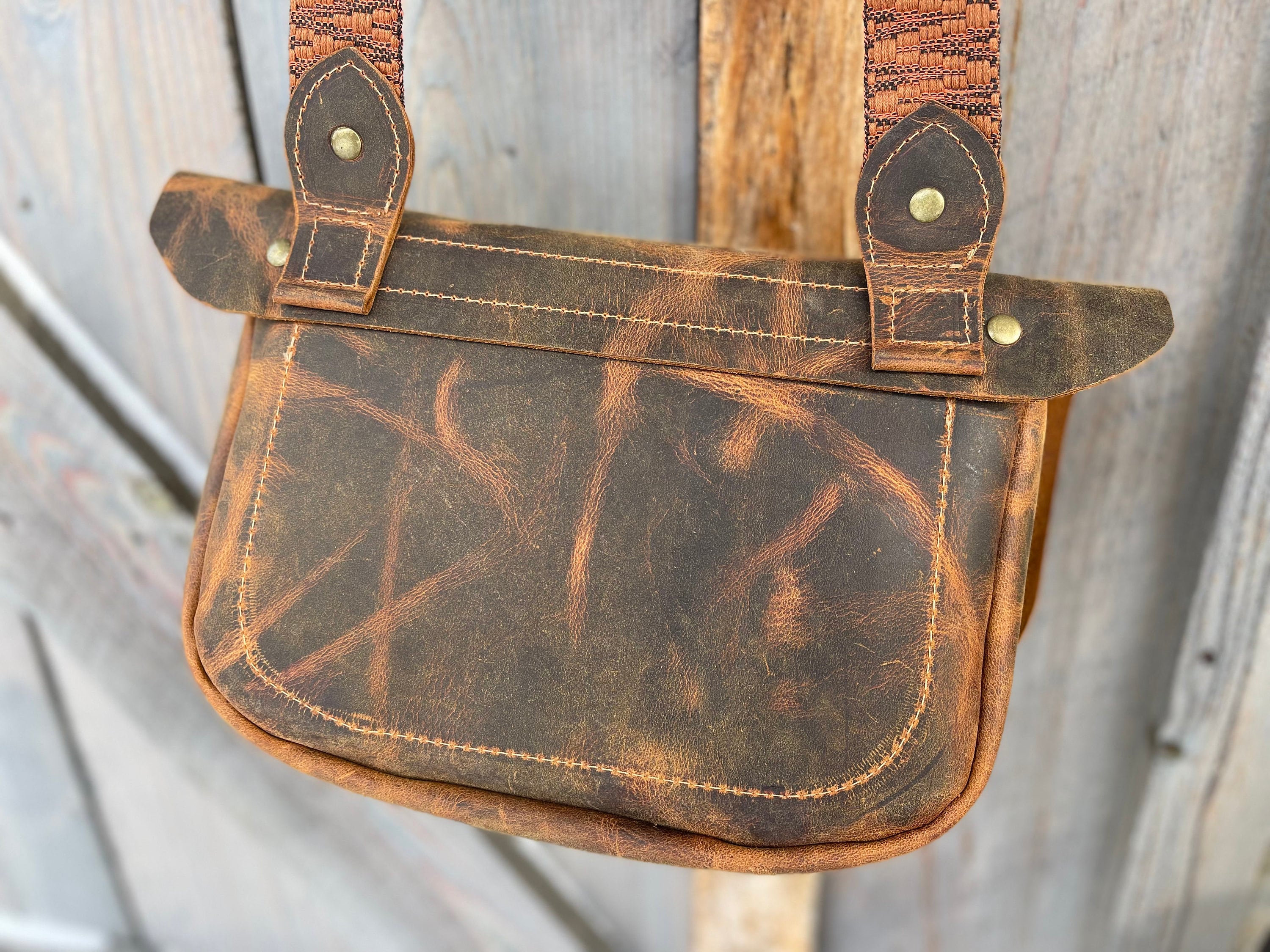 Medium Possibles Flintlock Foraging Leather Crossbody Sling Bag - Etsy