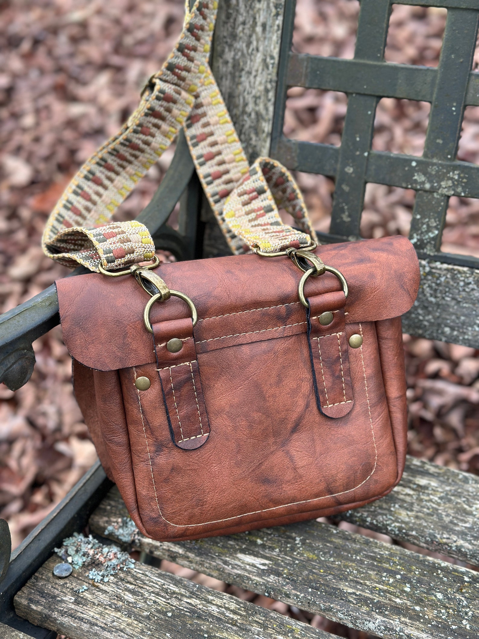 Possibles Flintlock Foraging Leather Crossbody Sling Bag Gardening Tote ...