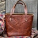 Large Leather Tote Shoulder Strap Standard and DELUXE Options, Pockets ...