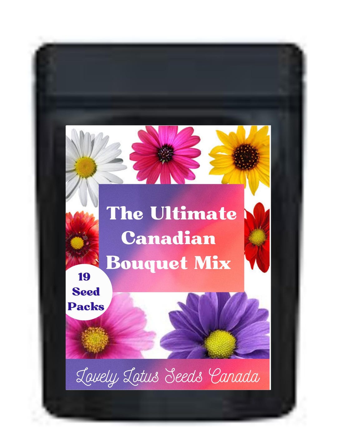 Flower Seeds the Ultimate Canadian Summer Flower Bouquet Mix, 19 Seed ...