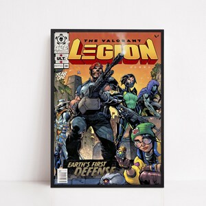 Valorant Comic Poster Valorant Legion Valorant Legion Poster Art Game ...
