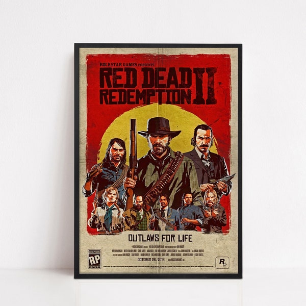 Red Dead Redemption 2 - Etsy