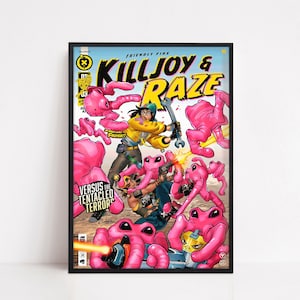 Valorant Comic Poster – Killjoy & Raze, Game Room Decor - Etsy