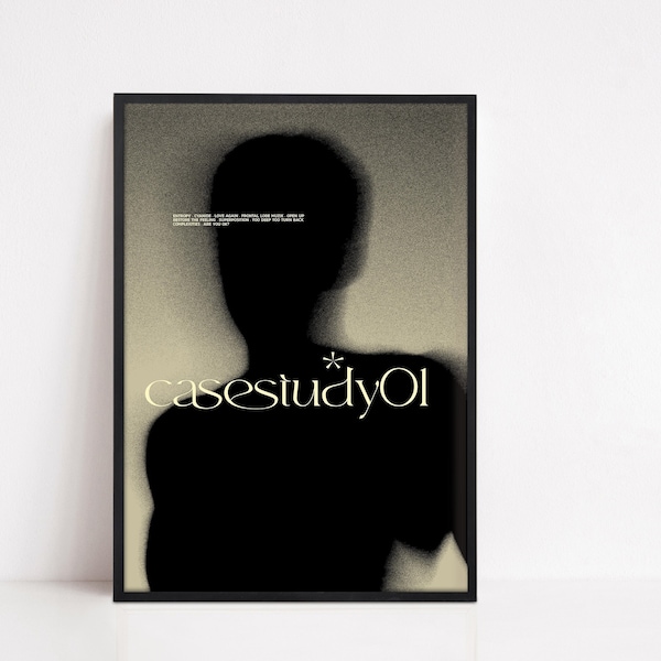 Case Study 01 Album Cover Poster - Etsy