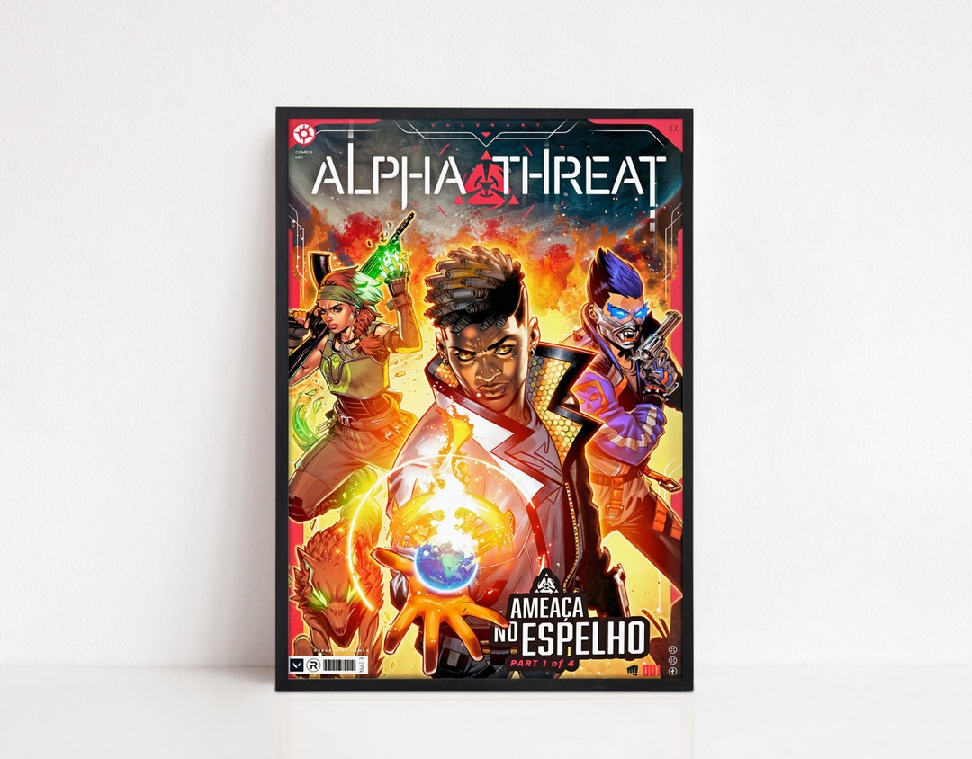 Valorant Comic Poster Valorant Alpha Threat Poster Valorant Phoenix ...