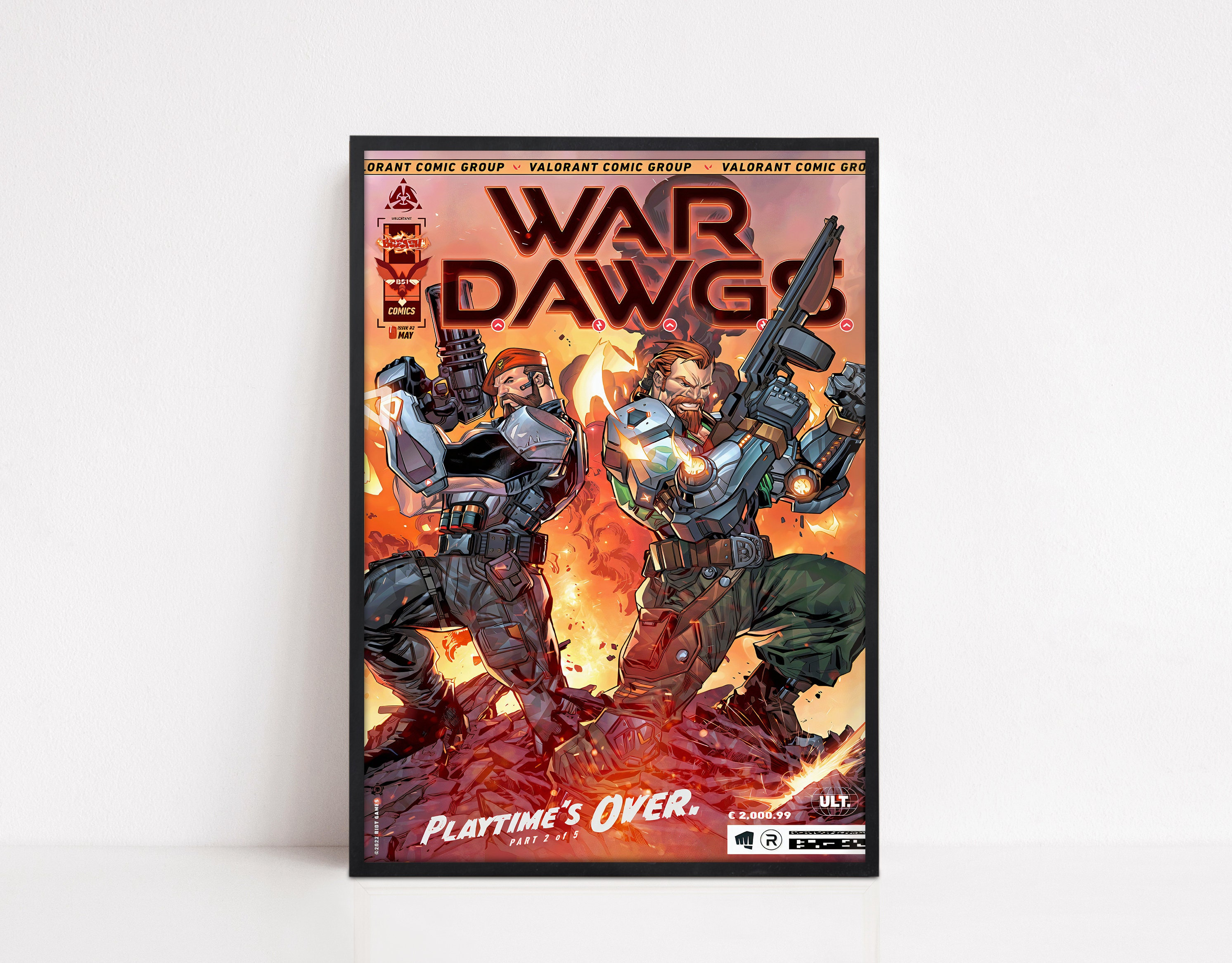 Valorant Comic Poster Valorant War Dawgs Poster Valorant Brimstone ...