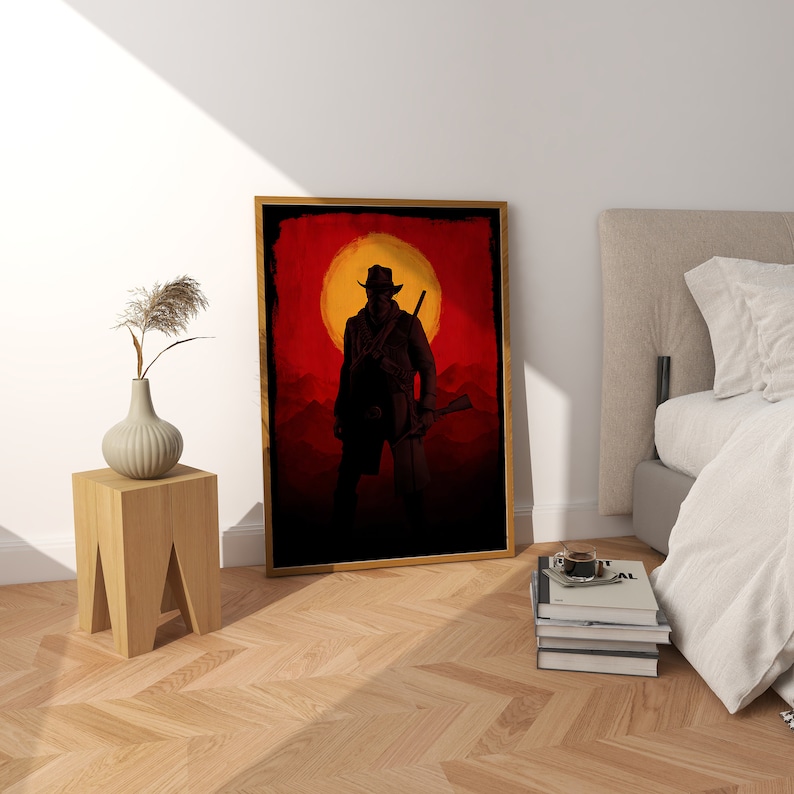Red Dead Redemption Poster RDR 2 Poster Video Game Poster Game Room ...