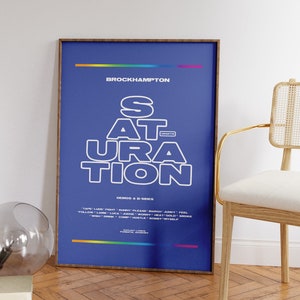 Brockhampton Poster Saturation Album Poster Album Cover - Etsy