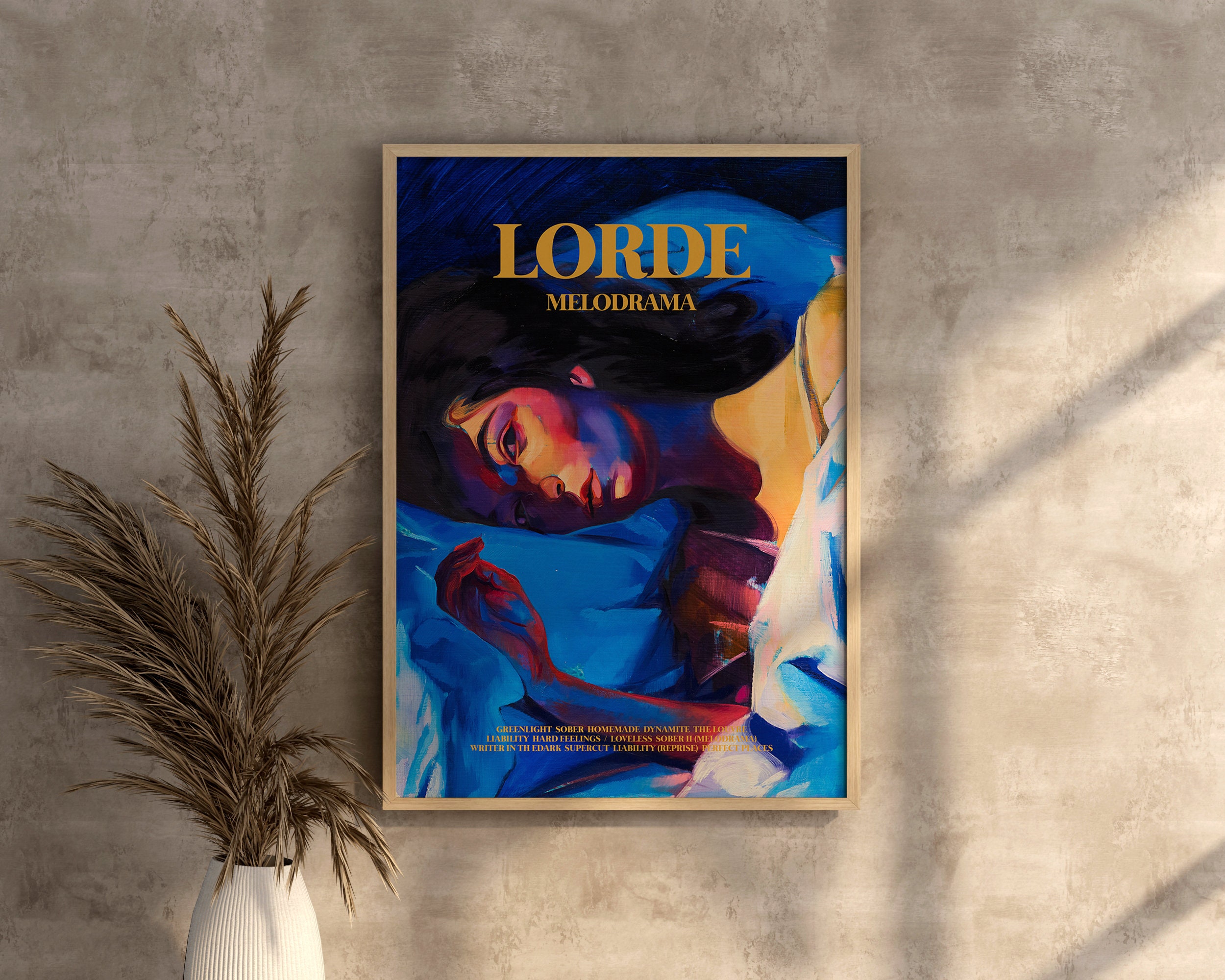 Lorde Melodrama Poster Music Poster Wall Art Lorde Poster Home Decor ...